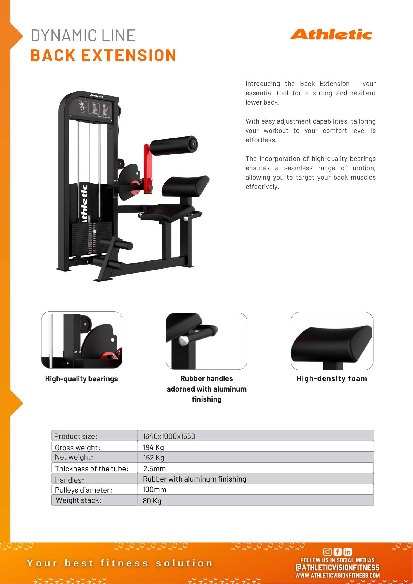 DYNAMIC LINE - BACK EXTENSION